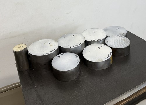 12L14 Steel Round Bar Stock – Large Diameter – 8 PCS – 41.25 LBS ...