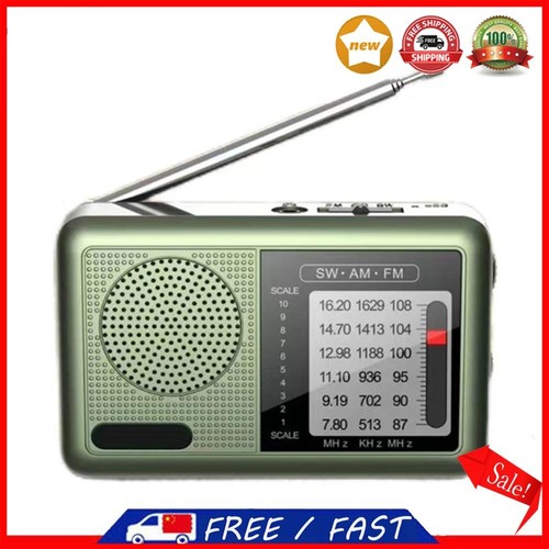 Portable Radio with Rechargeable Battery & Earphone FM AM SW Radio ...