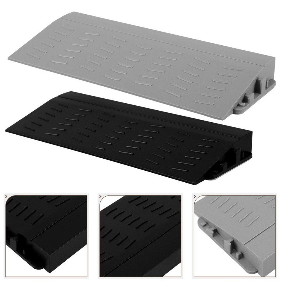 2 PCS Robot Vacuum Step Ramp Sweeping Ramps Home Threshold Cushion ...