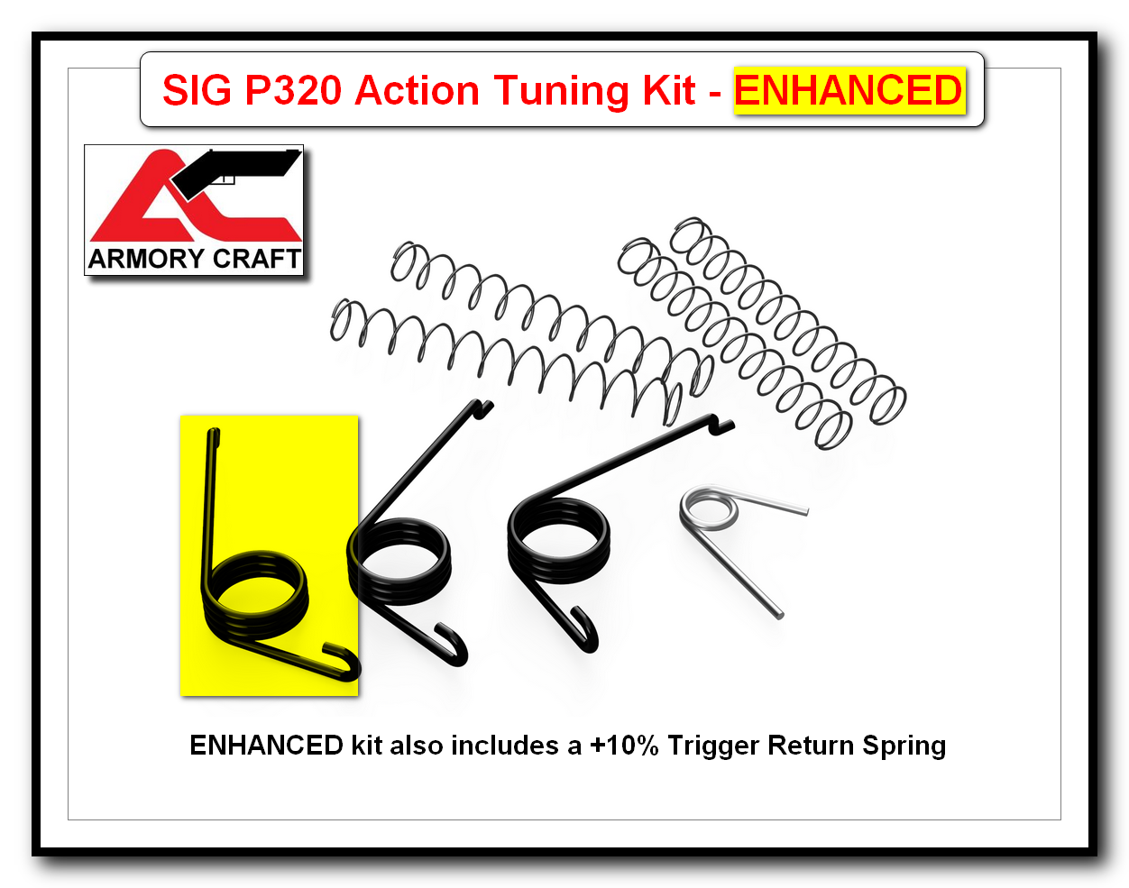 Armory Craft - Sig Sauer P320 Action / Trigger Pull Reduction Spring ...