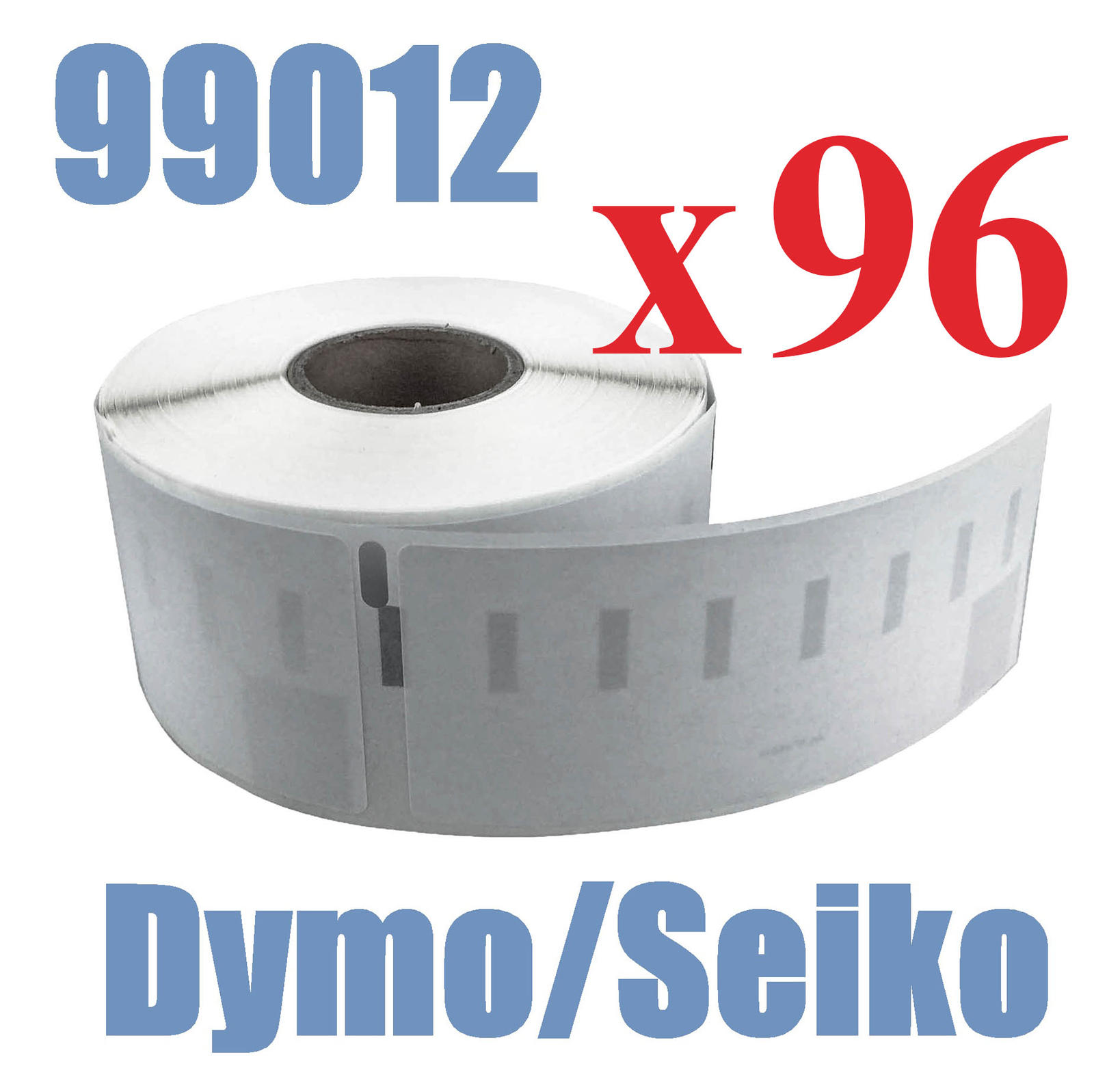 96x Rolls Compatible Dymo Seiko 99012 Address Label 36x89mm LabelWriter ...