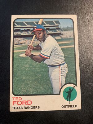 # 299 Ted Ford Texas Rangers 1973 Topps, Cb34 299 Ted Ford Texas ...
