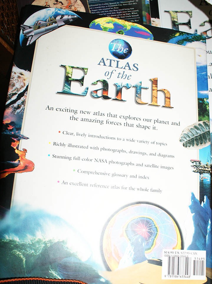 The Atlas of the Earth Hardcover Alexa Stace Book NEW Fast Shipping! | eBay