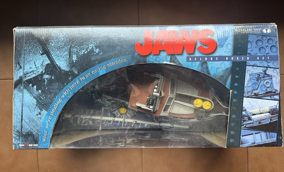 JAWS McFARLANE TOYS - Movie Maniacs 4 - Deluxe Boxed Set - Sealed | eBay
