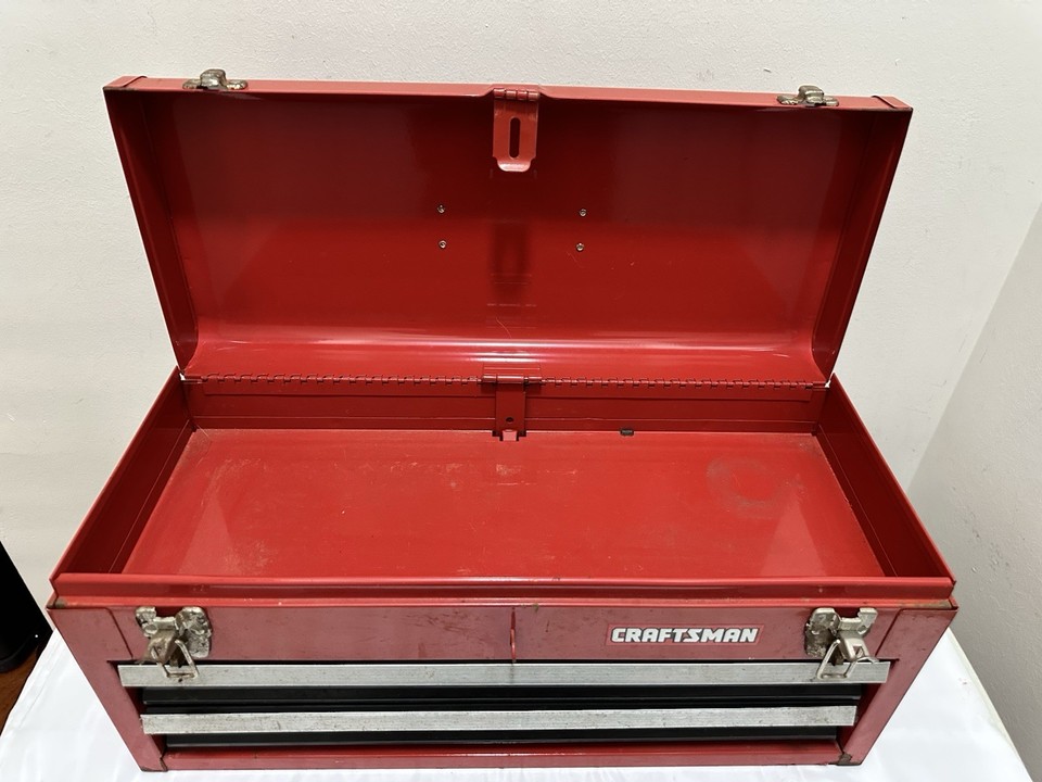 Craftsman 2 Drawer Tool Box 20 5/8" X 8 5/8" X 9 1/2" tall | eBay