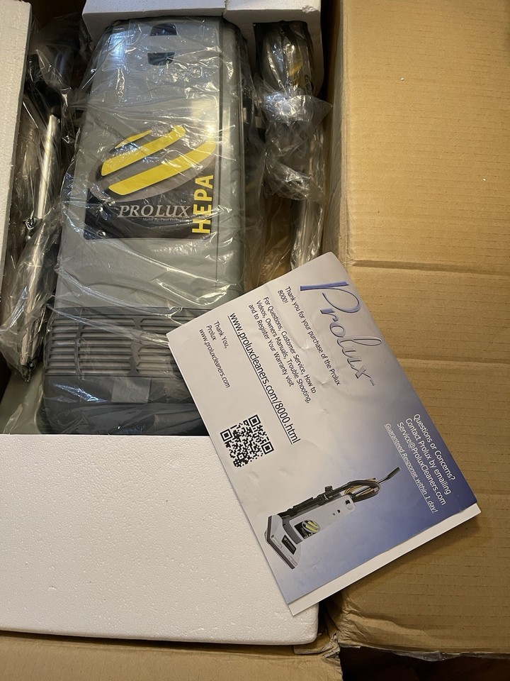 New Open Box Prolux HEPA PRO8000 Commercial Vacuum Grey | eBay