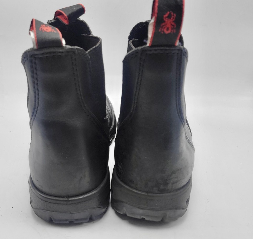 Redback Black Chelsea UBBK Easy Escape Slip-On Leather Boots Men's US ...