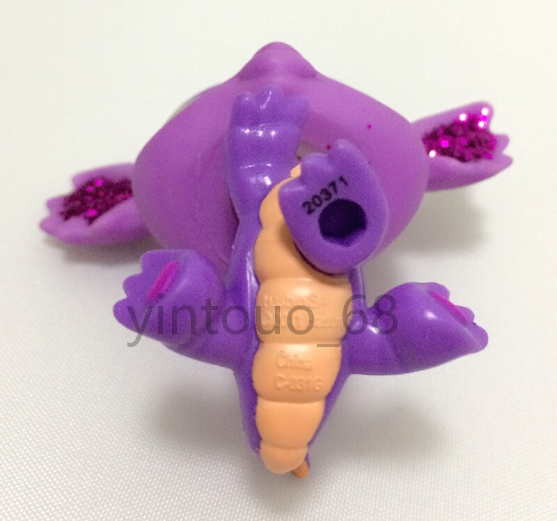 #2660 LPS Pet Purple & Pink Sparkle Glitter Dragon with Green Eyes | eBay