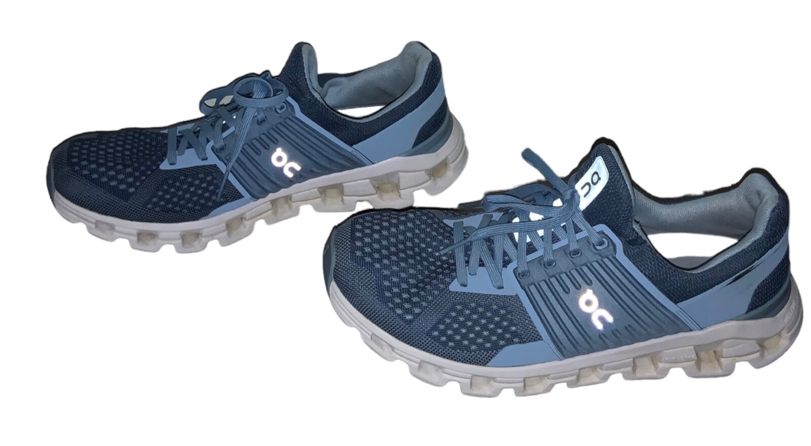 Women's On Cloud Blue Cloud Tec Helion Running Sneake… - Gem