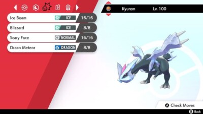 Pokemon Sword Shield Shiny Perfect IV/EV Kyurem, Zekrom, Reshiram (Fast ...