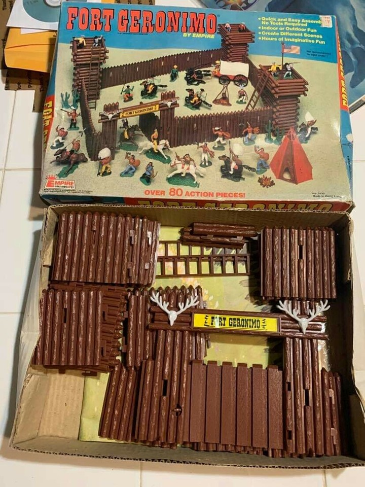1978 Empire Fort Geronimo vintage plastic fort only in box #0130 | eBay