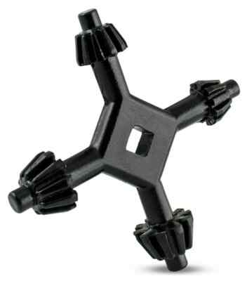 4 Way Drill Press Chuck Key Size 3/8" 1/2" Chucks Universal Combination ...