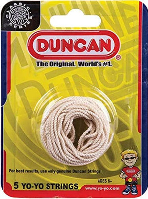Duncan Toys Yo-Yo String White Pack of 5 Cotton String for Plastic ...