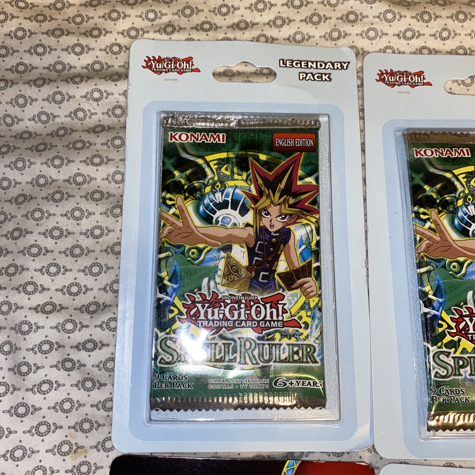 KONAMI YuGiOh SPELL RULER BOOSTER BLISTER PACK SEALED NEW X4 | eBay