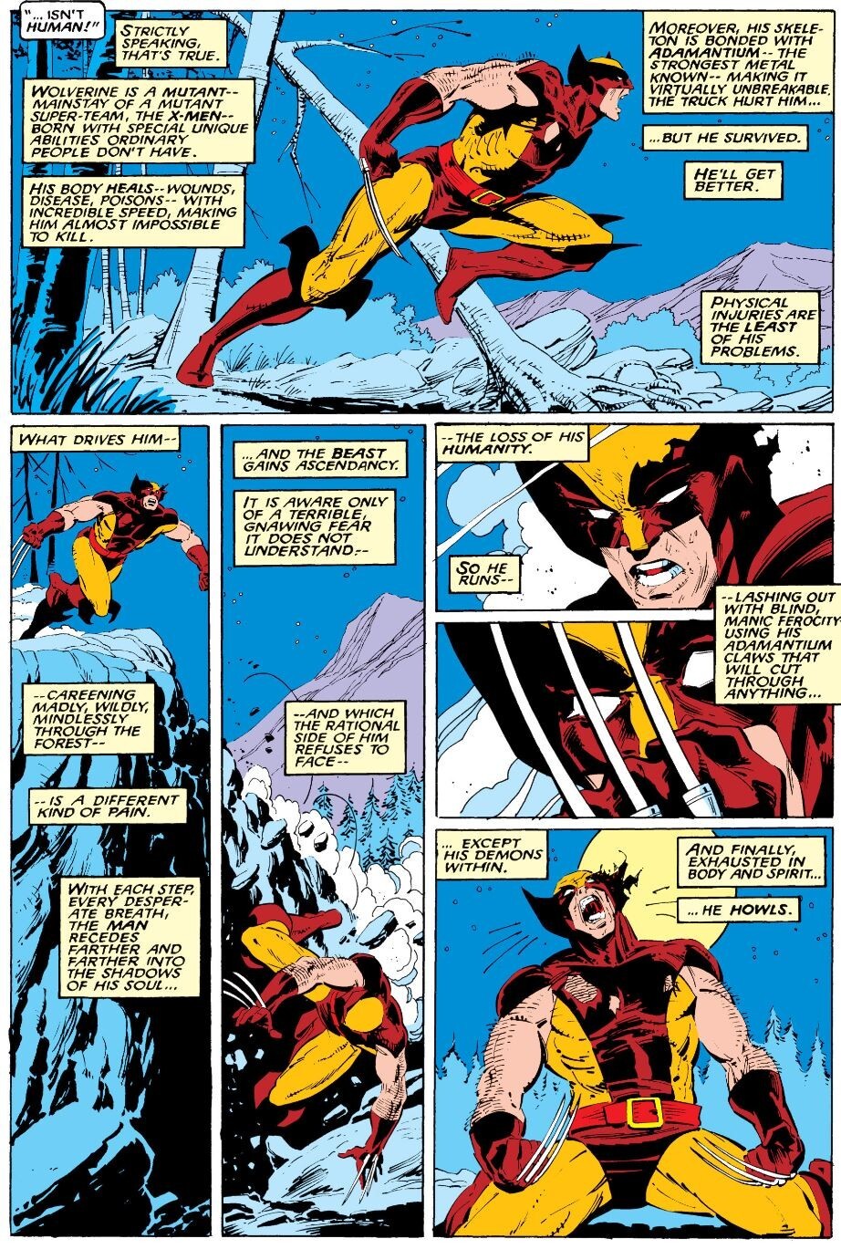 1988 Marvel Comic Images Wolverine Trivia - #21 Primal Scream - PSA 9 ...