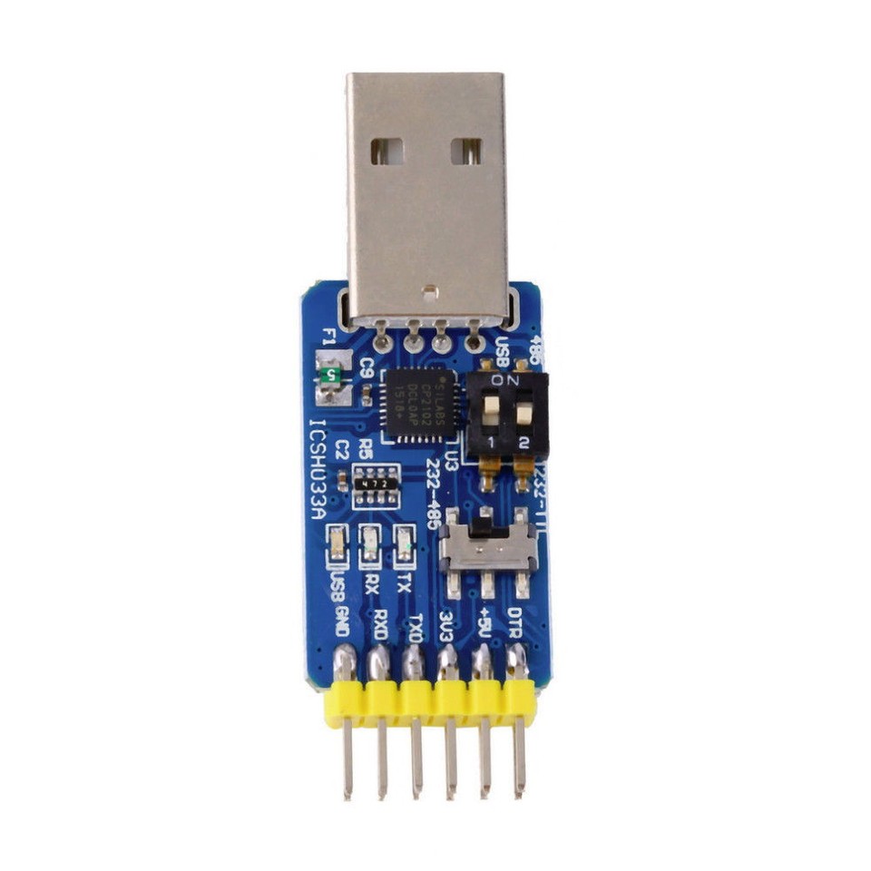 6 in 1 Convert Module USB CP2102 to TTL RS232 USB TTL to RS485 Mutual ...