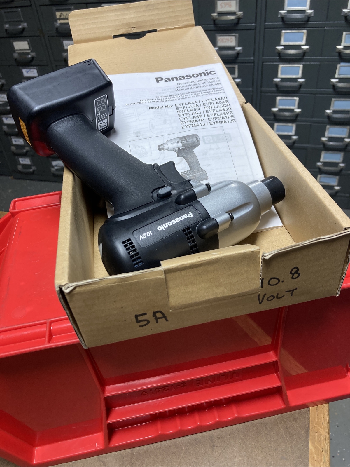 EYFLA5A, Panasonic 10.8v Cordless Driver, Bare Tool, 1/4" Hex QC | eBay