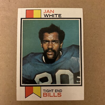 1973 Topps Football Jan White Buffalo Bills Card #476 | eBay