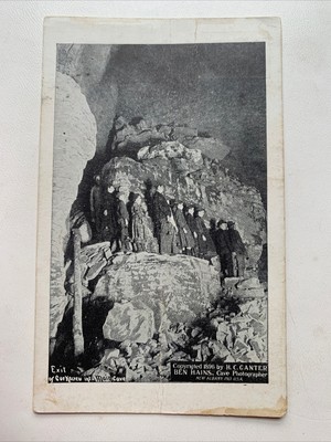 Vintage 1922 Postcard Mammoth Cave Ky Kentucky Exit Of Corkscrew Into ...