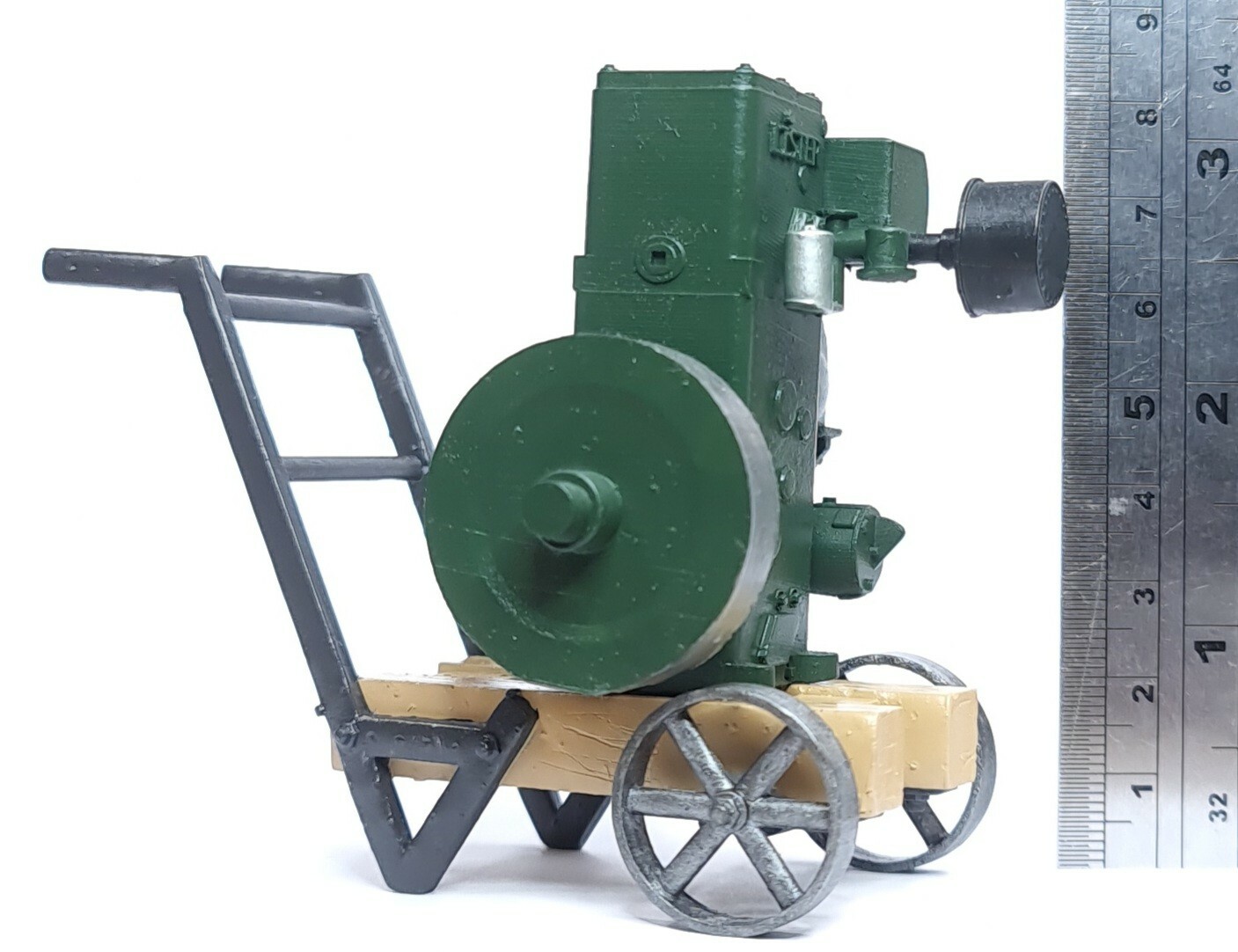 1/10 Scale Stationary Engine Lister D Model with Barrow 12K 3D Printed ...