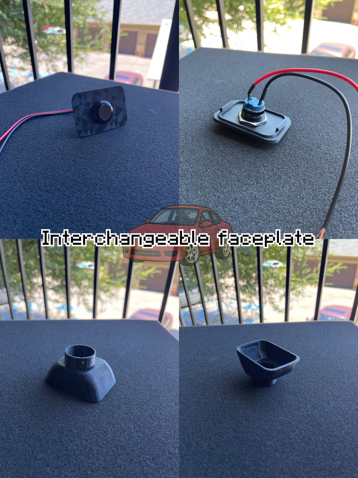 Lexus SC300/SC400 Overdrive Relocation Kit & Custom Switch Button Plug ...