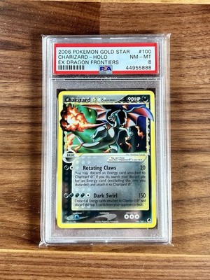 Pokemon Charizard Gold Star EX Dragon Frontiers Holo #100 PSA 8 | eBay