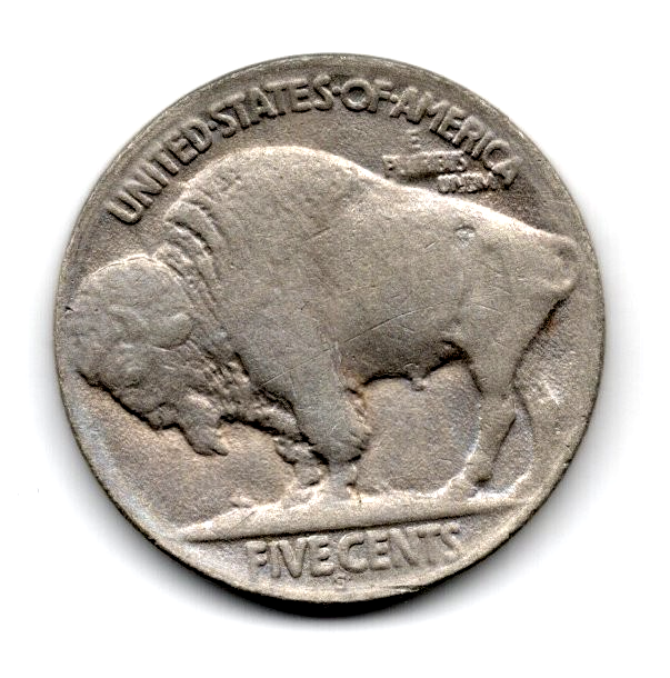 1918 S ENHANCED XF BUFFALO 5C-TWO FEATHERS~2 FEATHERS~RARE~ | eBay