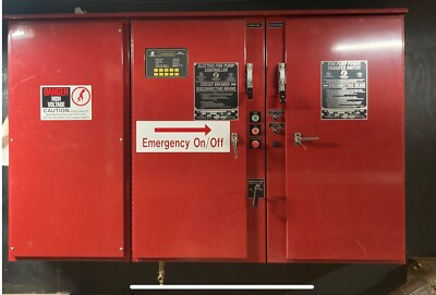 Electric Fire Pump Controller Transfer Switch Cabinet 480V 300 PSI 50HP ...