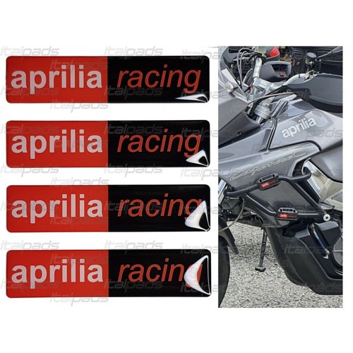 Set of 4 resin 3D stickers for Aprilia 60x14 mm. | eBay