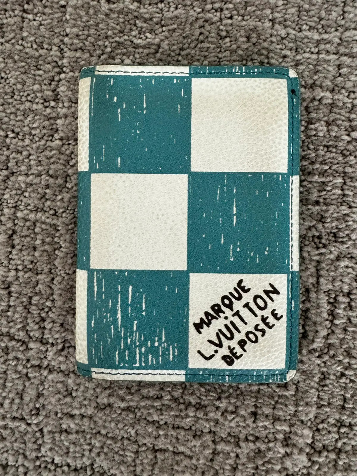 Louis Vuitton Pencil Effect Damier Print Pocket Organ… - Gem