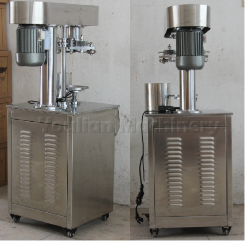 Can Capping Machine for Aluminium Caps Tin Can Lid Sealing Machine High ...