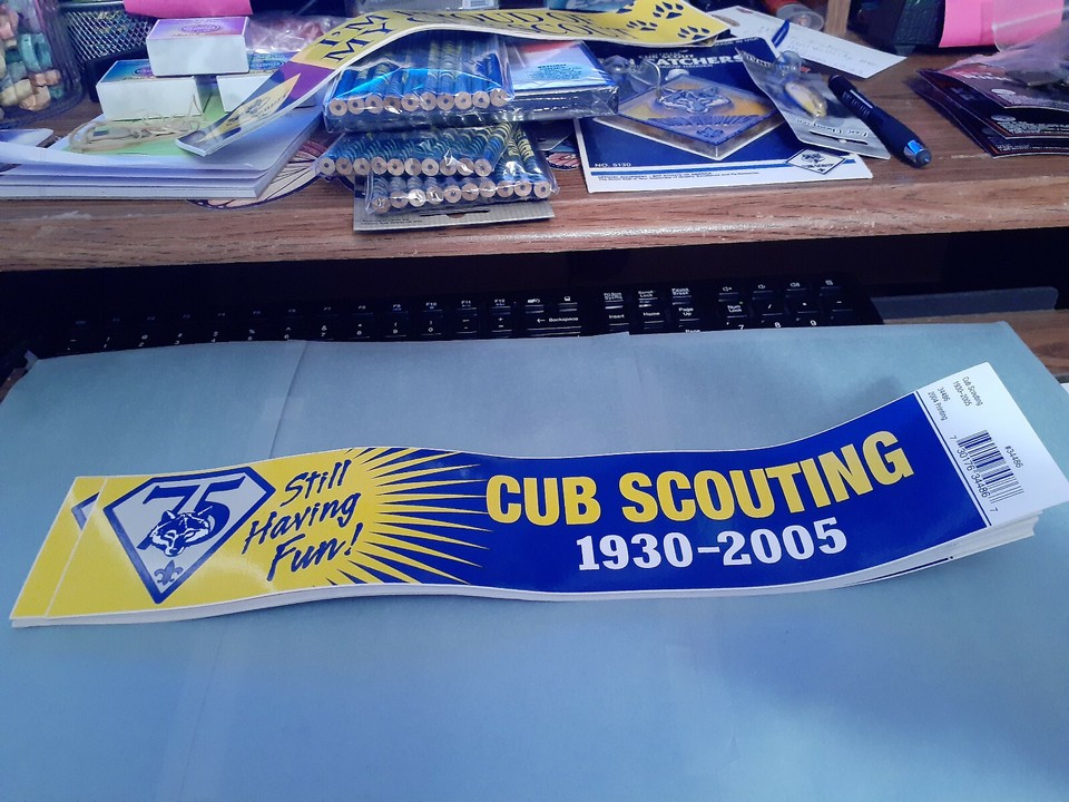 Cub Scout Bumper Stickers 1930-2005 New You Get Sixteen Total | eBay