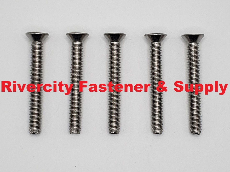 (100) STAINLESS 1/4-20x2 Trailer Floor Floorboard Deck Screws 1/4x20 x ...