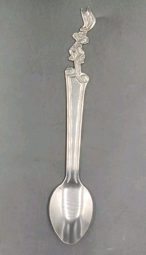 Nesquik Nestle Quik Bunny Rabbit Spoon Vintage 7.5" Stainless Chocolate ...