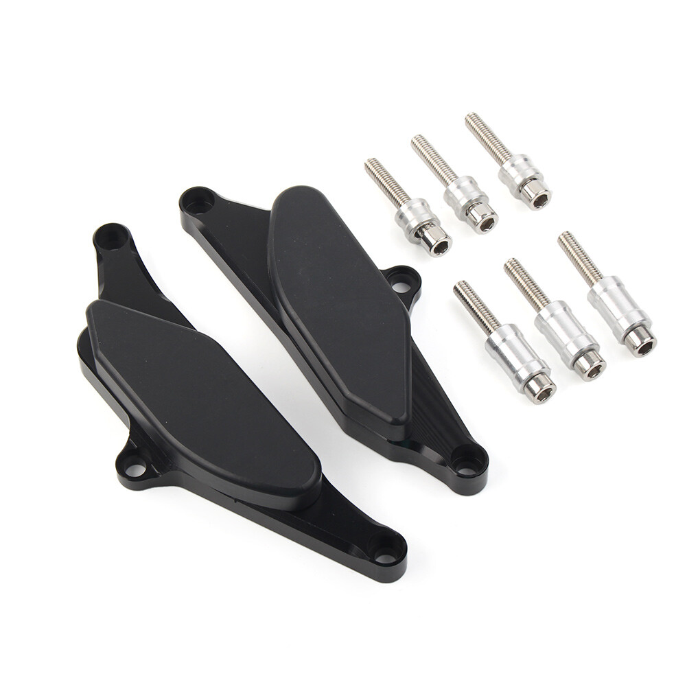 Black Engine Frame Sliders Crash Guard Pad Protector For Yamaha Vmax ...