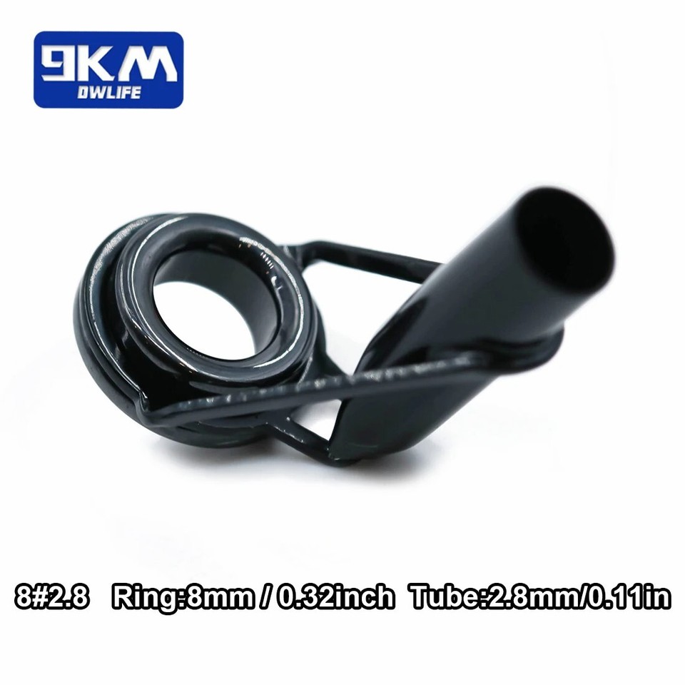 9KM Fishing Rod Tip Repair 5~50pcs Thickned Tip Top Guides Stainless ...