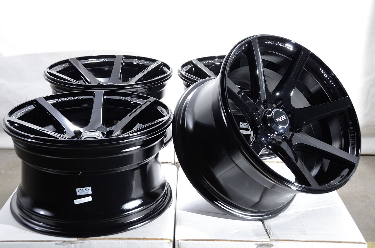 15x8 Black Wheels Rims Fit Integra Cobalt Accord Accent Kia Rio Miata ...