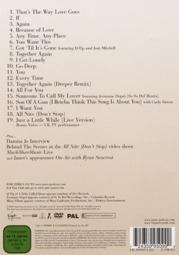 Janet Jackson - From Janet to Damita Jo - The Videos (DVD) (UK IMPORT ...