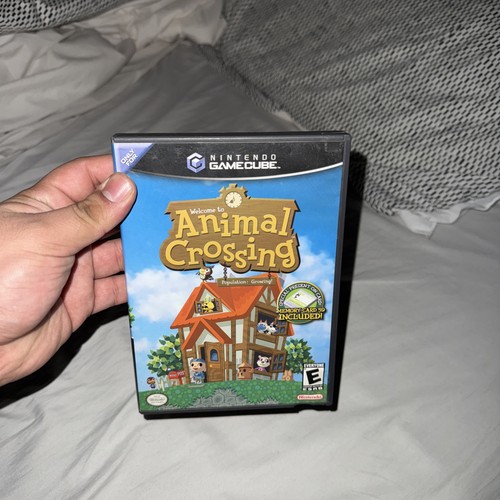 Animal Crossing (Nintendo GameCube, 2002) CIB w Memory Card Black Label ...