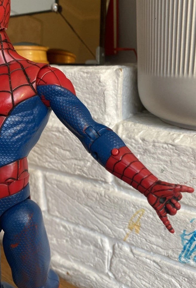 Marvel Spider‑Man 13" Interactive Talking Action Figure Toy • Sounds ...