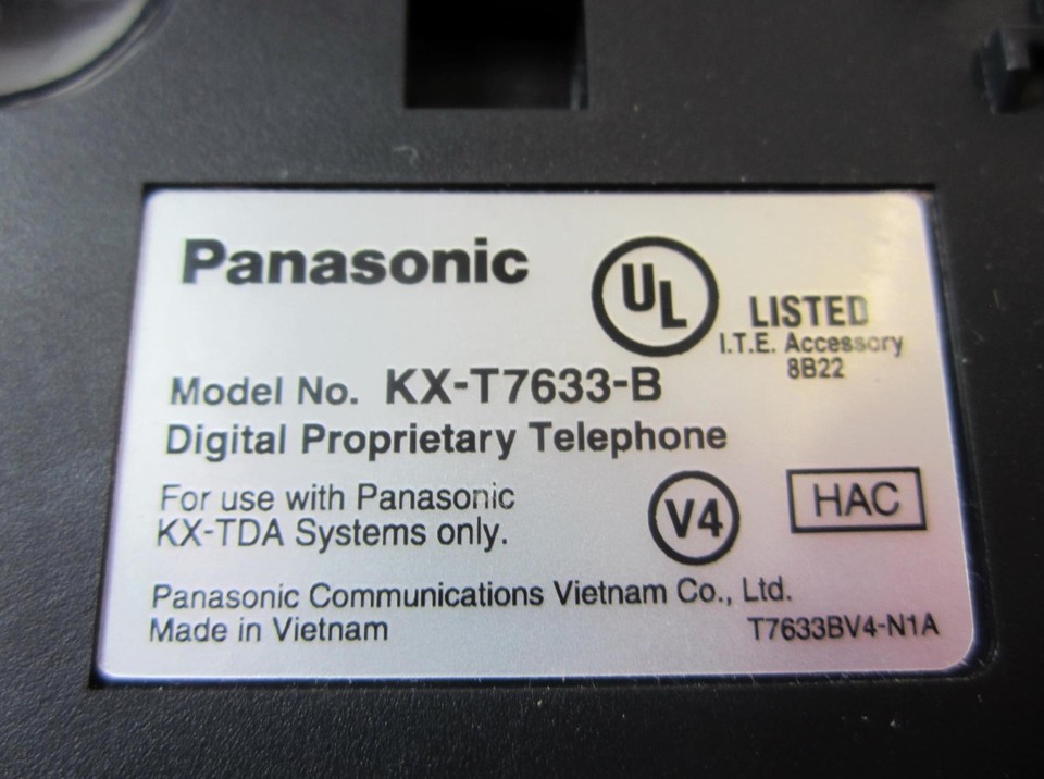 PANASONIC KX-T7633-B DIGITAL TELEPHONE, TELECOM BUSINESS PHONE | eBay