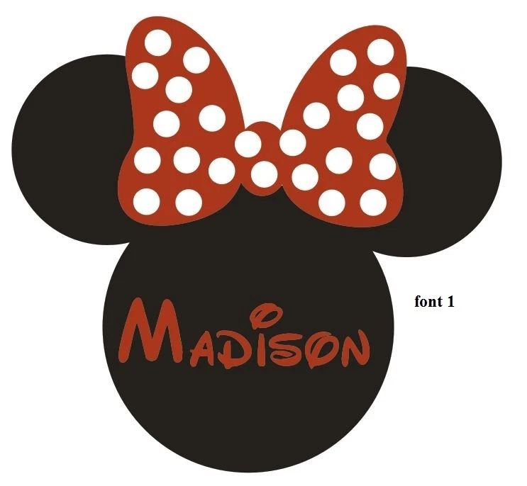 Baby Minnie Mouse Face