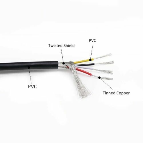 UL2547 Shield Cable Audio Signal Wire 18/20/22/24/26/28 AWG,2/3/4/5/6/7 ...