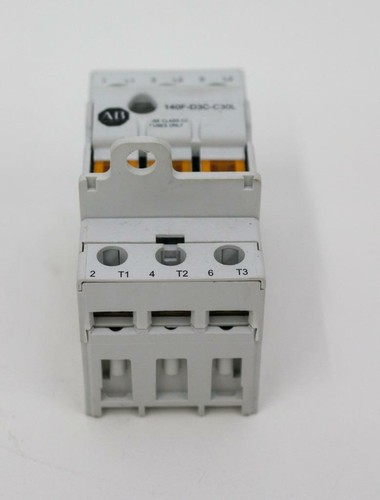 Allen-Bradley 140FD3CC30L 140F-D3C-C30L Fuse Holder with 3 ATMR6 Fuses ...
