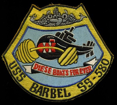USN USS Barbel SS-580 Diese Boats For Ever Patch N-3 | eBay