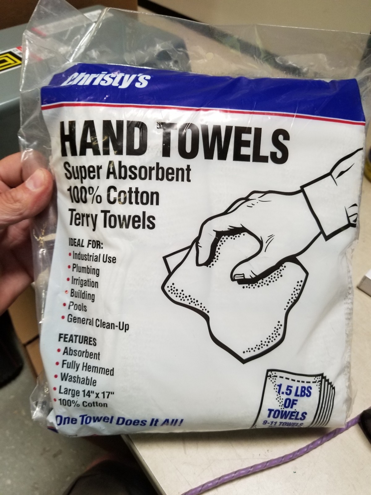 Christys TC RAGS Heavy Weight Industrial Terry Rags Pool Cleaning Tool ...