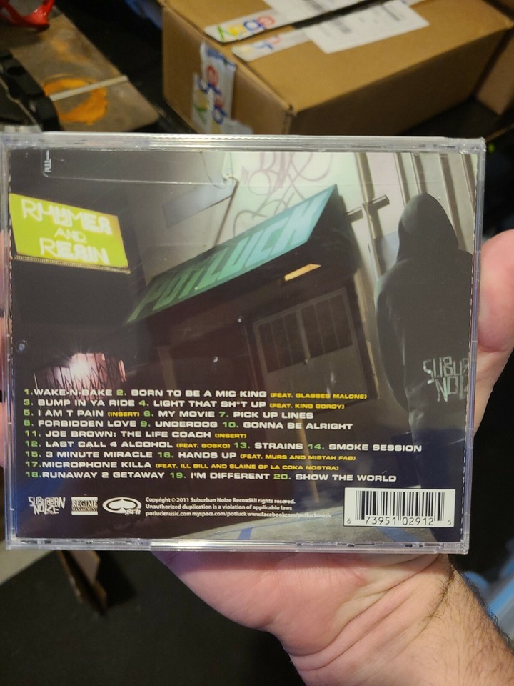 Rhymes and Resin by Potluck (CD, 2011) srh kmk stoner rap west coast ...