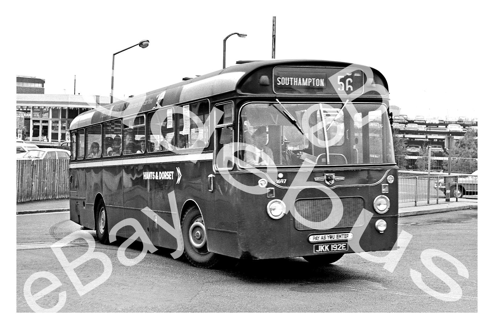 Bus Photograph HANTS & DORSET NBC JKK 192E [1697] | eBay UK