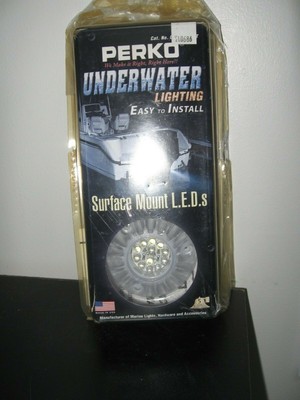 PERKO UNDERWATER LIGHTING-SURFACE MOUNT LED HI-INTENSITY 0181DP1WHT | eBay