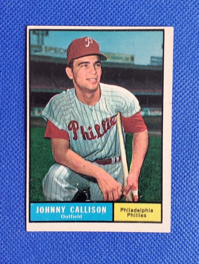 1961 Topps Johnny Callison #468 Philadelphia Phillies | eBay